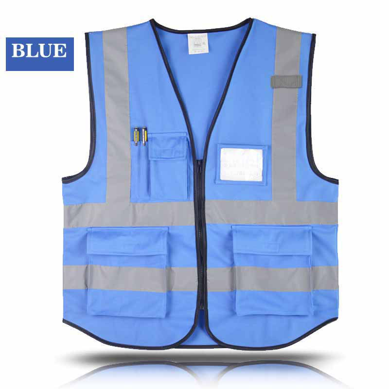 Reflective vest T-shir Multiple Pockets Building C... – Vicedeal