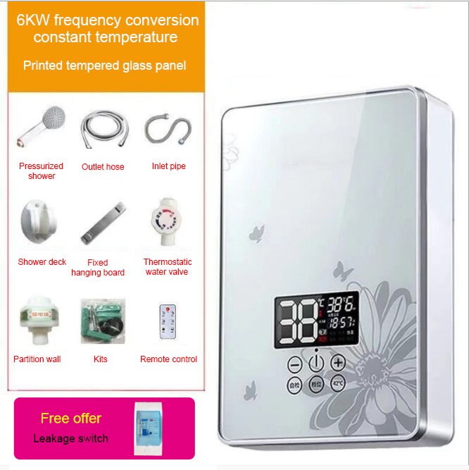 DMWD Instant Electric Tankless Water Heater Remote... – Grandado