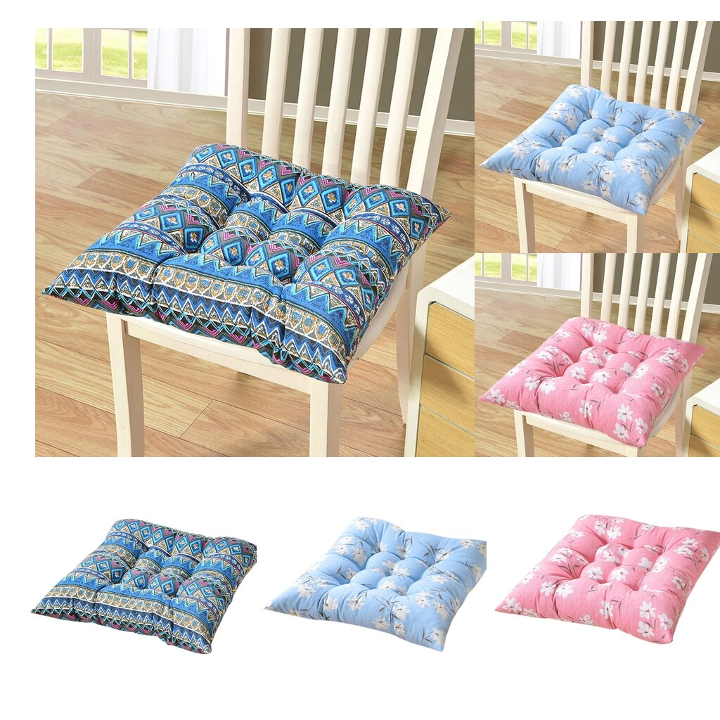 40x40cm Square Cushion Home Chair Pads Seat Cushio... – Grandado