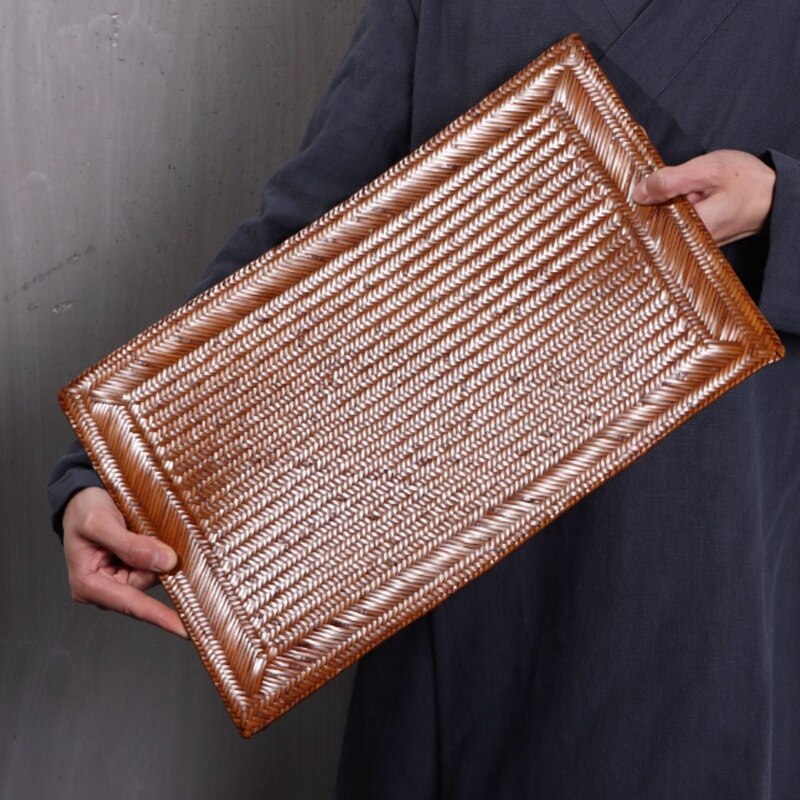 Handmade Big Lacquered Bamboo Tea Mat Big Lacquere... – Grandado