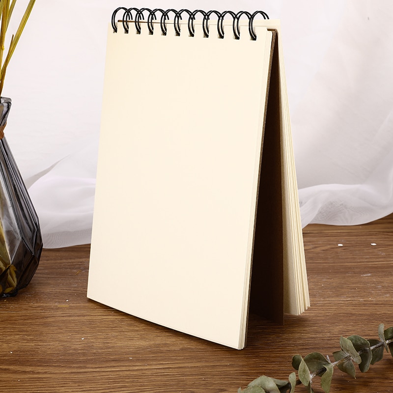 A3 A4 A5 Sketchbook Vintage Spiral Coil Paper Pain... – Grandado