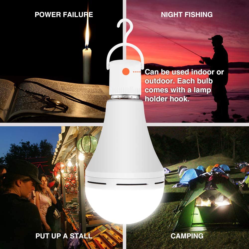 Emergency LED Bulb 12W Emergency Light Bulbs Batte... – Vicedeal