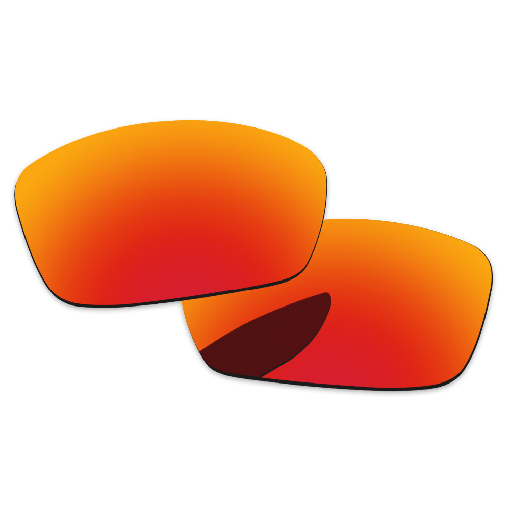 Polycarbonate-Fire Red Mirror Replacement Lenses F... – Grandado
