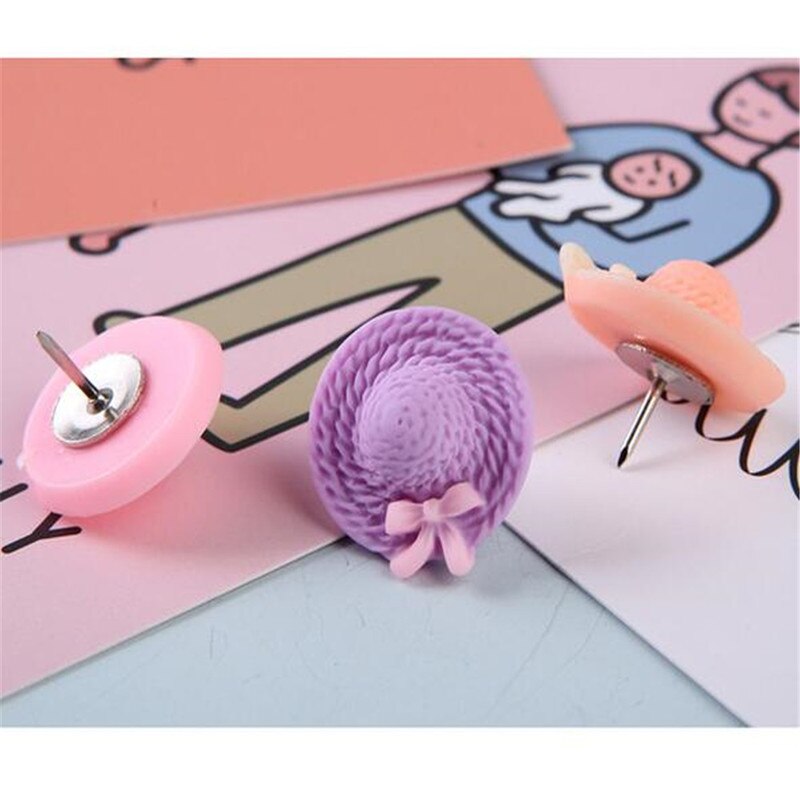 9Pcs Cartoon Kleine Hoed Push Pin Tekening Pin Dec... – Vicedeal