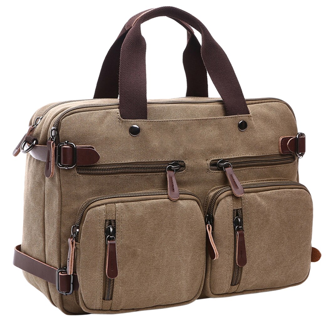 Coofit Male Canvas Travel Bag Messenger Shoulder B... – Grandado