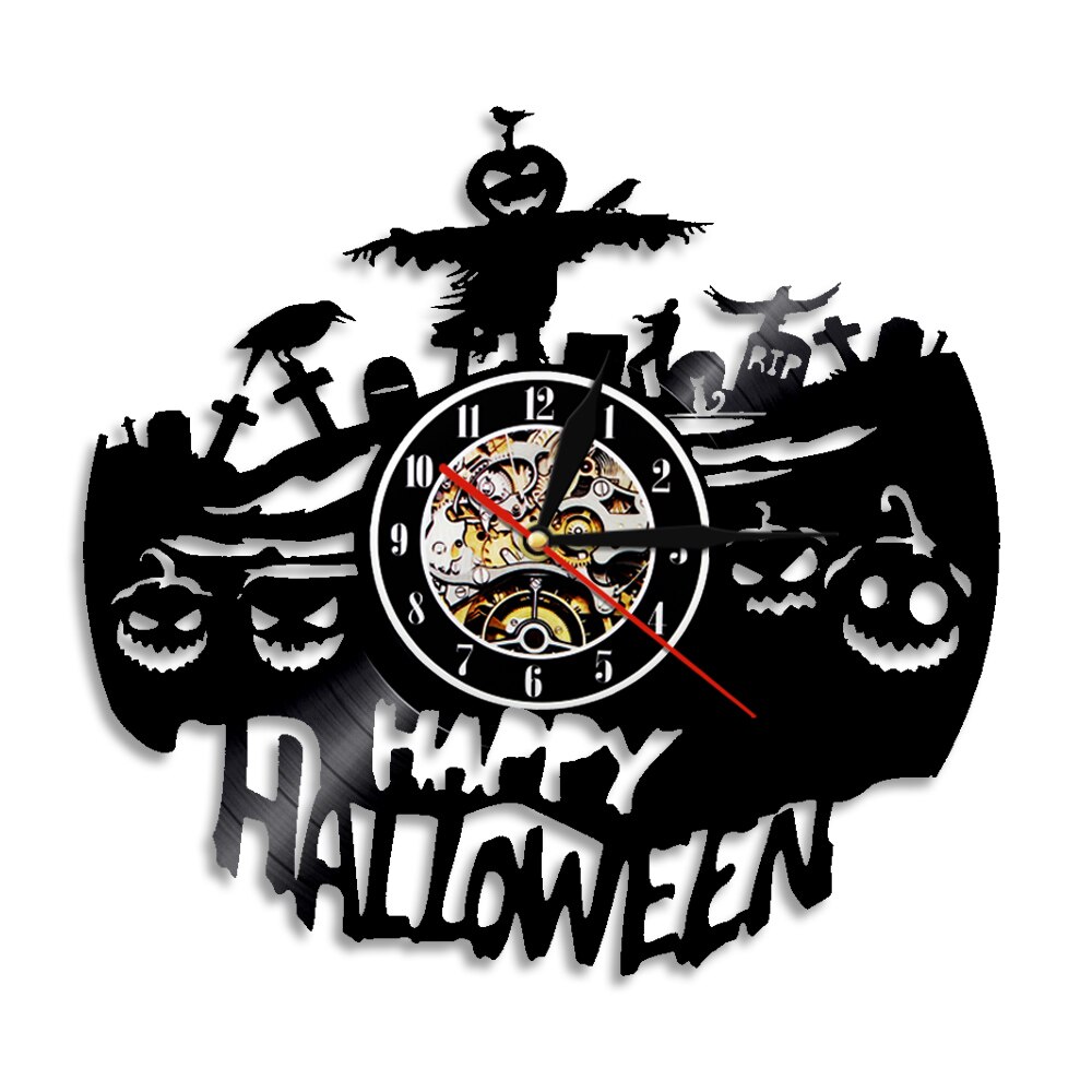 Dracula's Castle Handmade Wall Clock Halloween... – Grandado