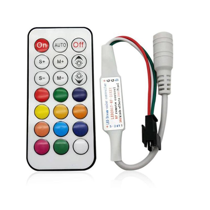 WS2812B WS2811 Led Strip Verlichting Controller 21... – Vicedeal