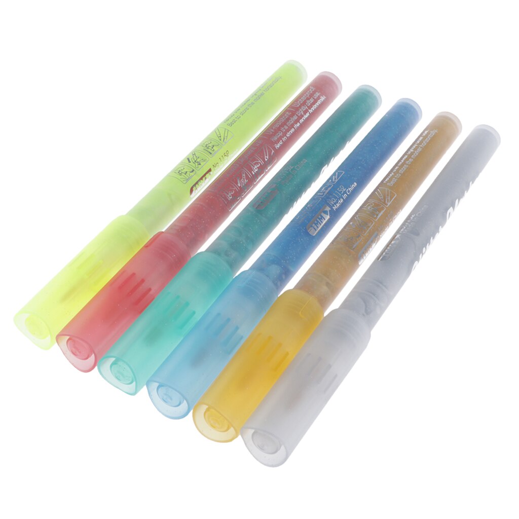 10 Assorted Color Outline Pens Highlight Markers C... – Vicedeal