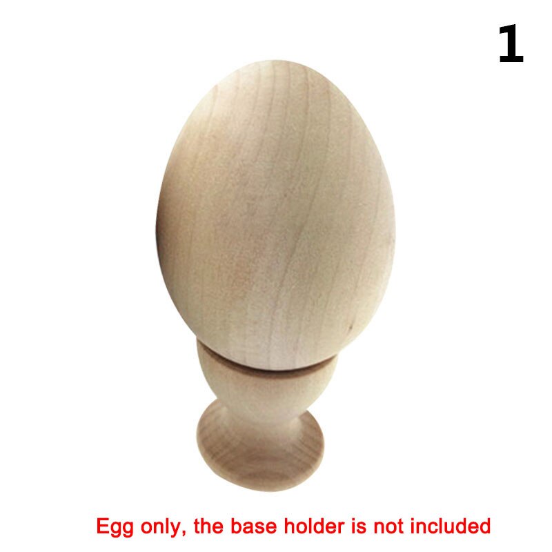 1 Pcs Wooden Egg Simulation Eggs DIY Hand Painted ... – Grandado