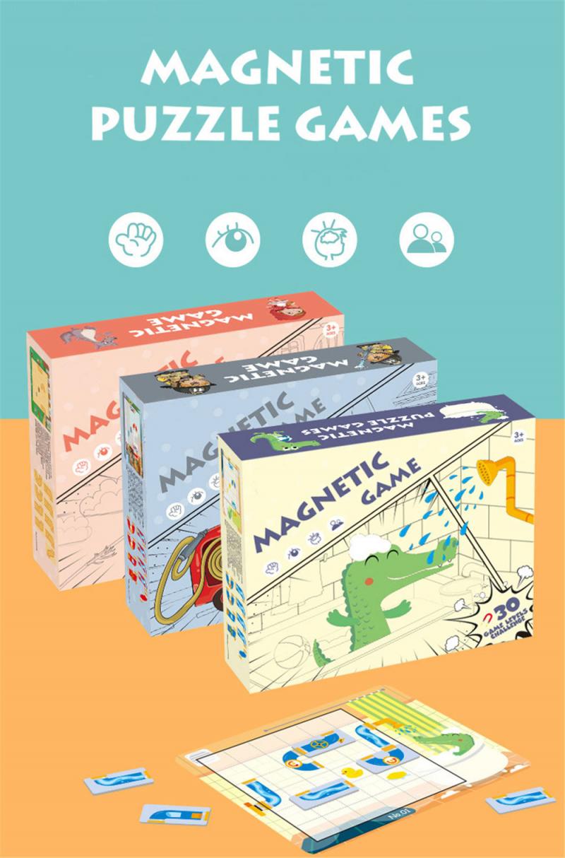Kinderen Magnetische Doolhof Speelgoed Kids Houten... – Vicedeal