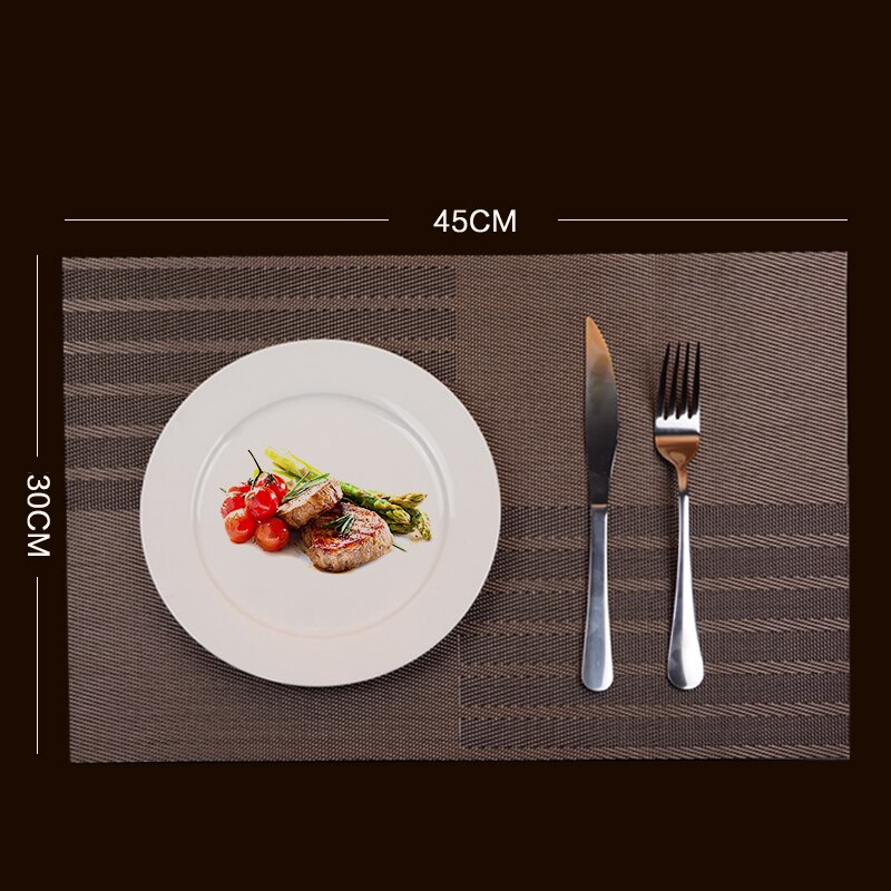 45X30CM Non slip Insulation Placemat PVC Table Pla... – Vicedeal