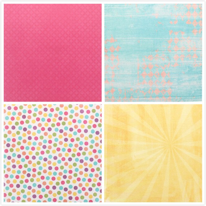 Kscraft 12 ark tänk våren scrapbooking kuddar papp... – Vicedeal