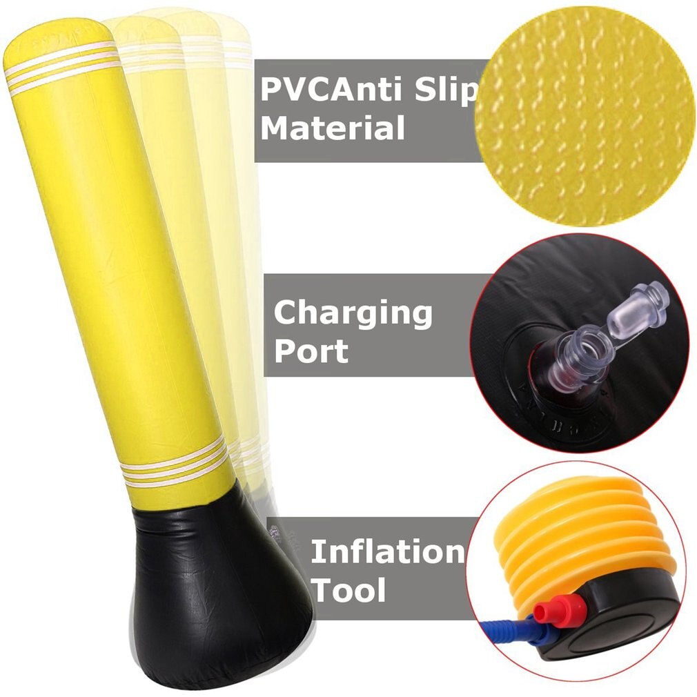 TSAI Fast Inflatable Punching Tumbler Bag 160x56cm... – Grandado