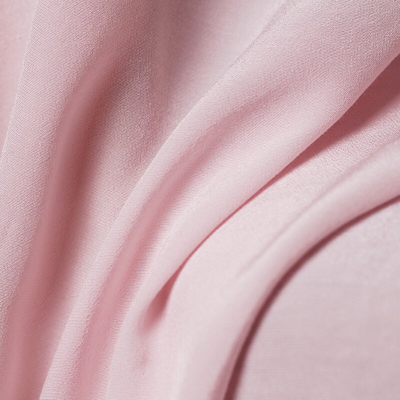 140cm Width Pink Rayon Cotton Crepe de chine Garme... – Vicedeal