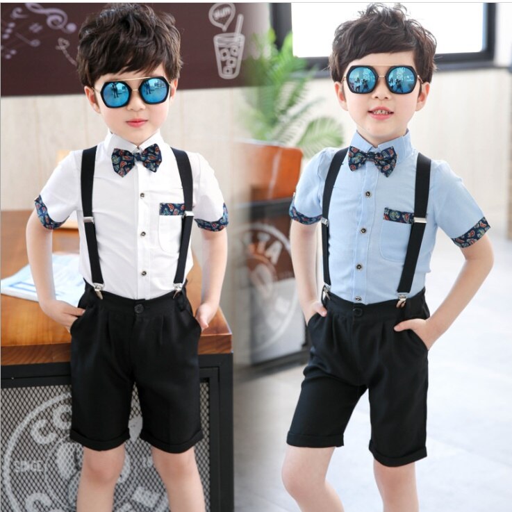 Summer Baby Boy Suit Cotton Shirts + Short 2pcs Su... – Grandado