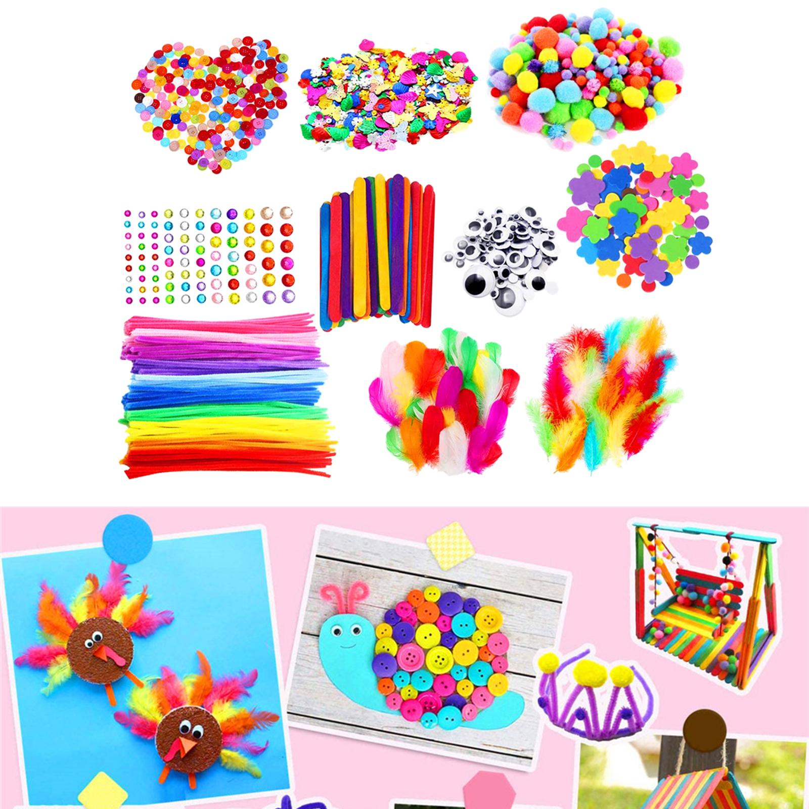 9PCS Arts and Crafts Supplies for Kids Assorted fo... – Grandado