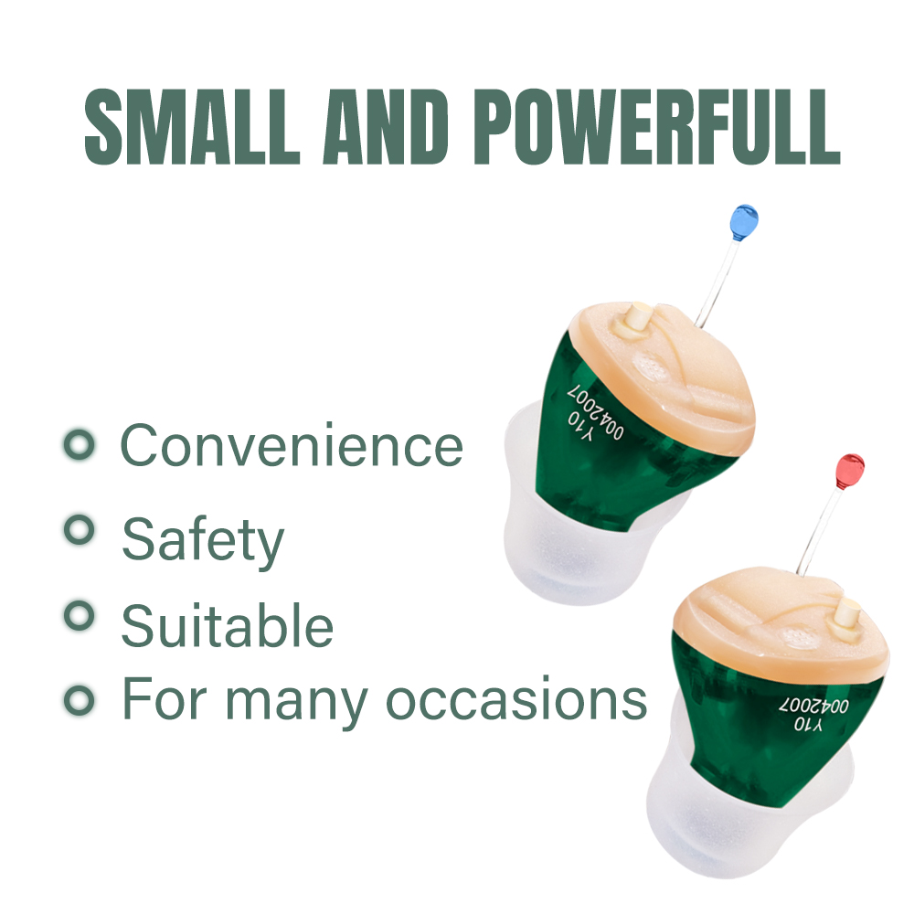 Mirasing Hearing Aids Y10 Wireless Mini CIC Invisi... – Grandado