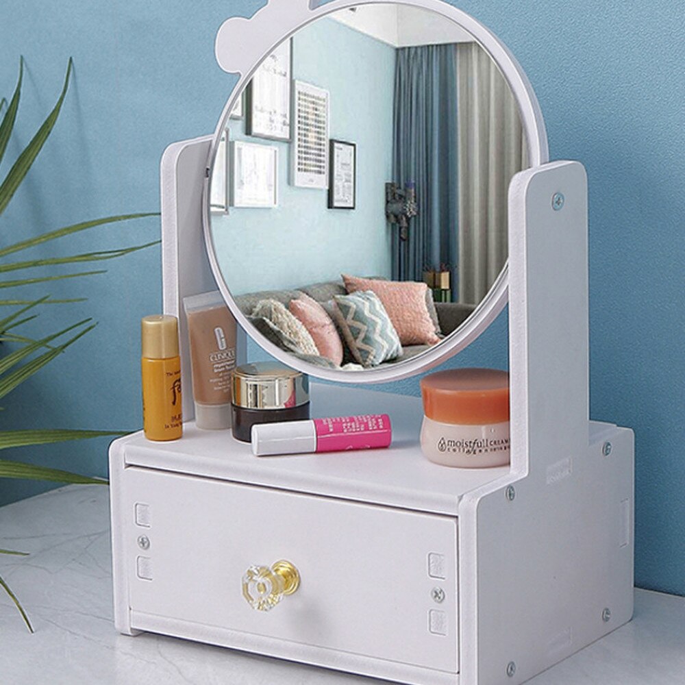 Make up mirror desktop net red dressing mirror bed... – Vicedeal