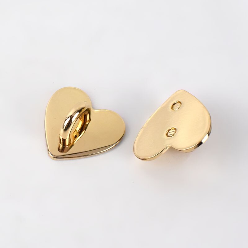 50/100 stk meetee 25mm metal hjerte d ring side kl... – Grandado