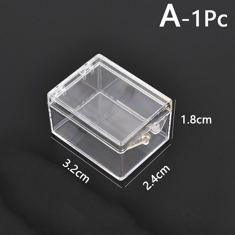 9 Sizes Transparent Small Square Clear Plastic Sto... – Vicedeal