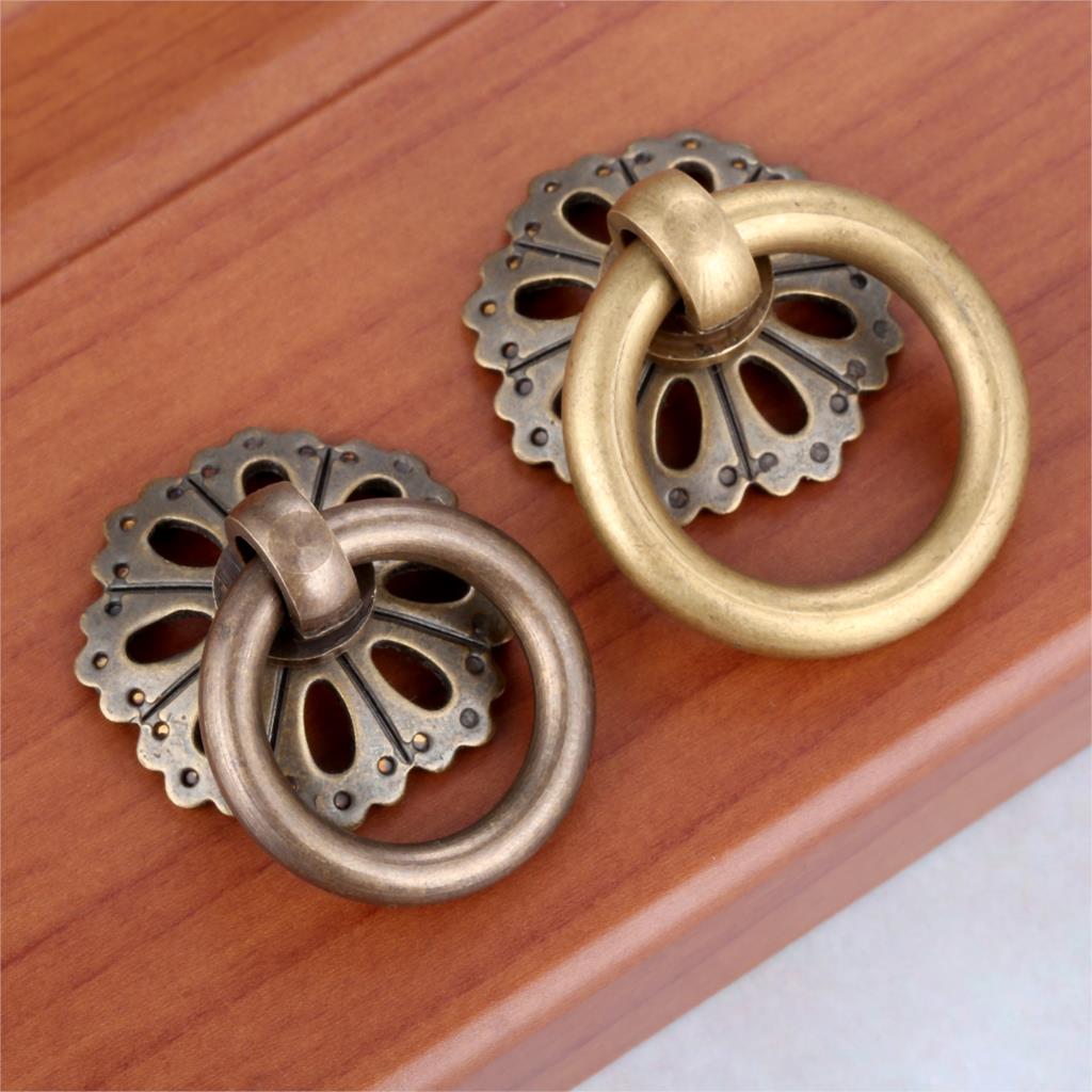 1Pc Bronze Small Cabinet Box Handles Pulls Vintage... – Grandado