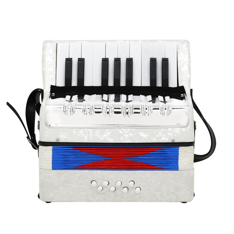 Mini acordeón de 17 teclas, instrumento Musical ed... – Grandado