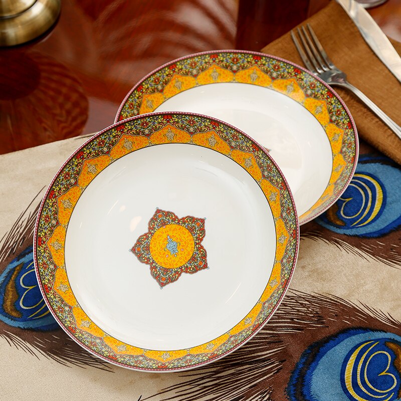 4pcs set, 8inch, fine bone china serving platter, ... – Grandado