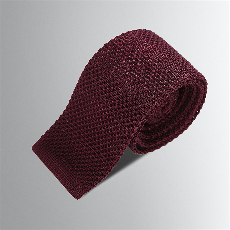 Mens Slim Knitted Ties Wool Knit Tie Skinny Neckti... – Grandado