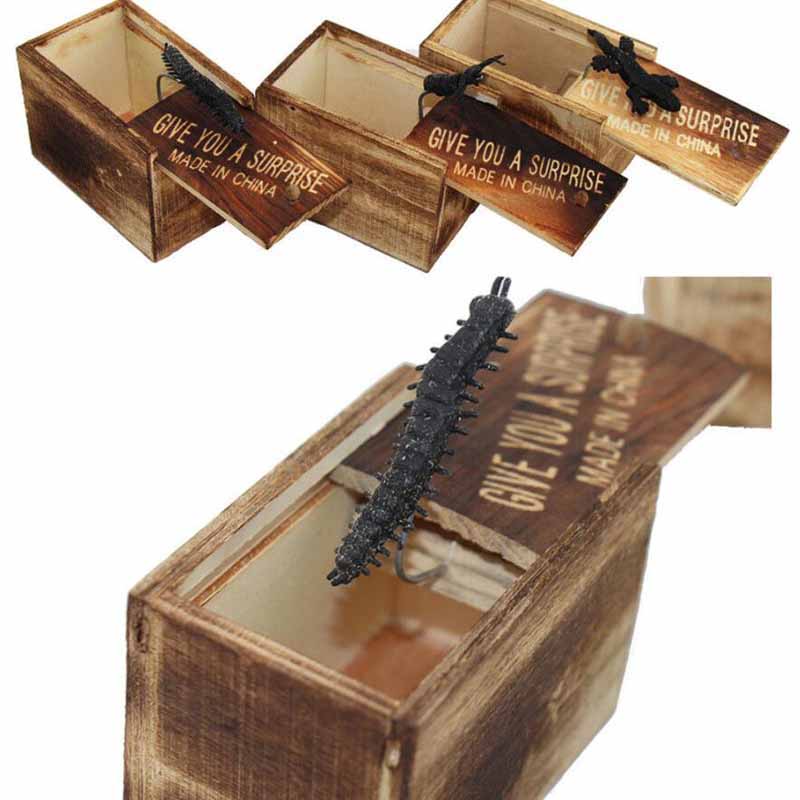 Novelty Hilarious Scary Box Spider Prank Wooden bo... – Grandado