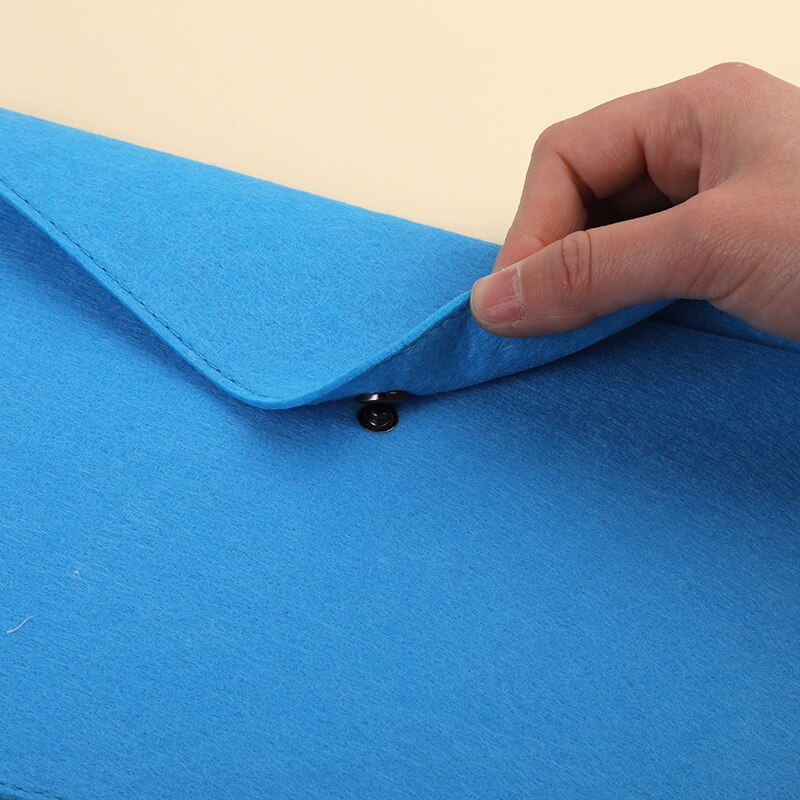 Fenrry A4/A5 Felt Folder Veiled Button Big Capacit... – Grandado