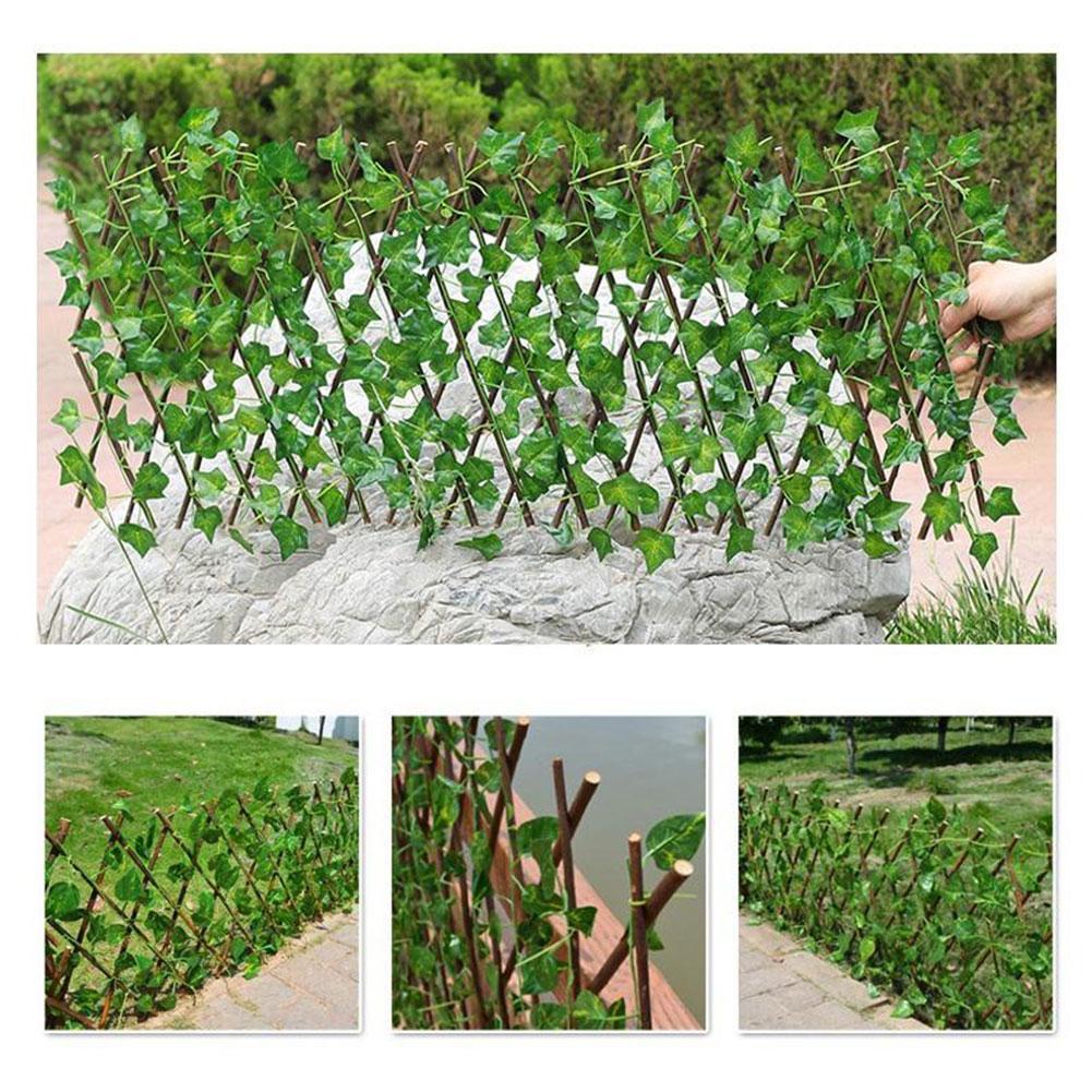 Retractable Artificial Garden Trellis Fence Expand... – Grandado