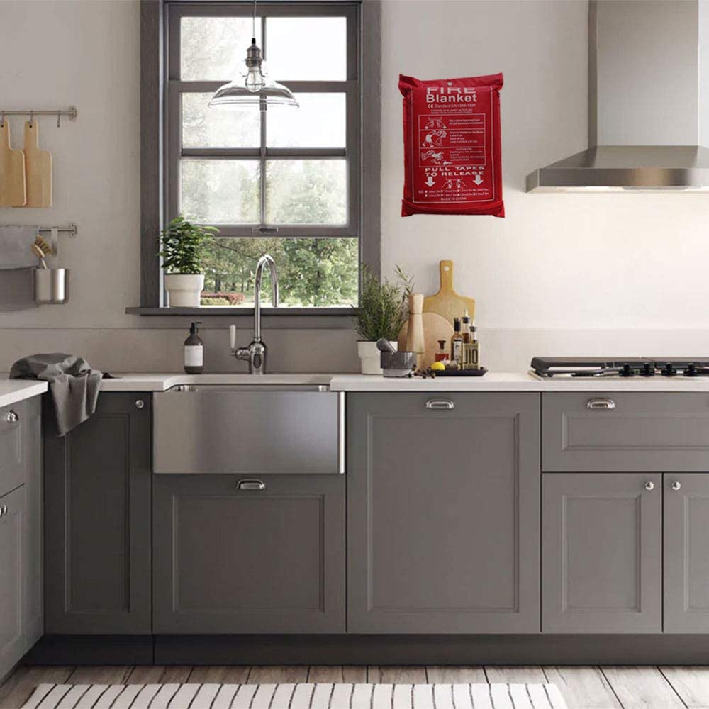 Fire Blanket 47inch*70inch Fire Suppression Blanke... – Grandado