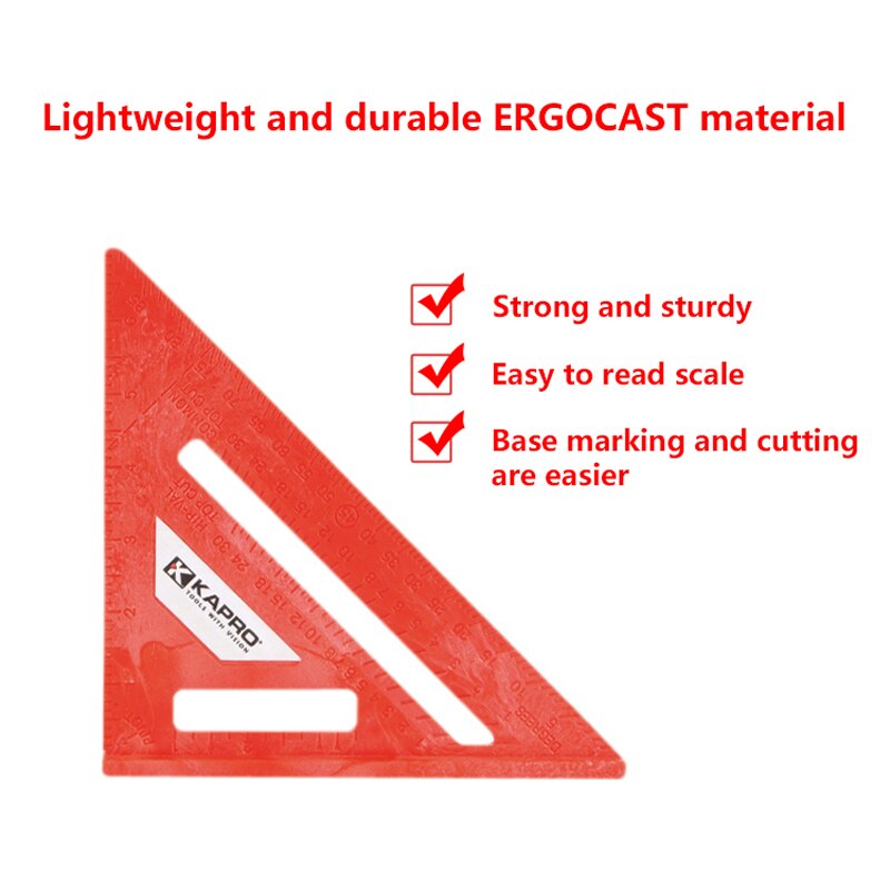 Kapro 7inch ABS Triangle Ruler Swanson Try Square ... – Vicedeal