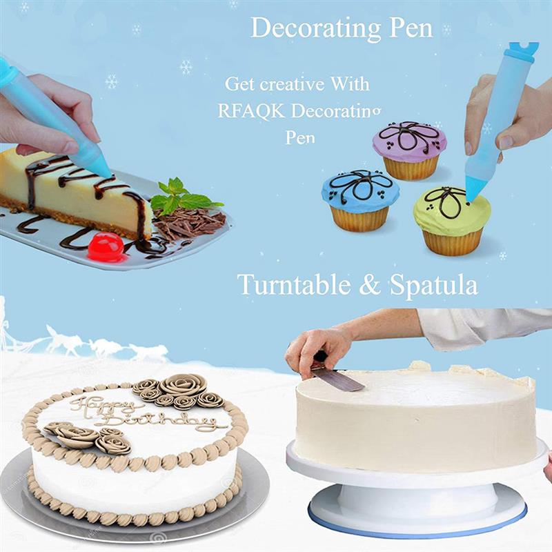 73pcs Cake Turntable Cake Decorating Supplies Kit ... – Grandado
