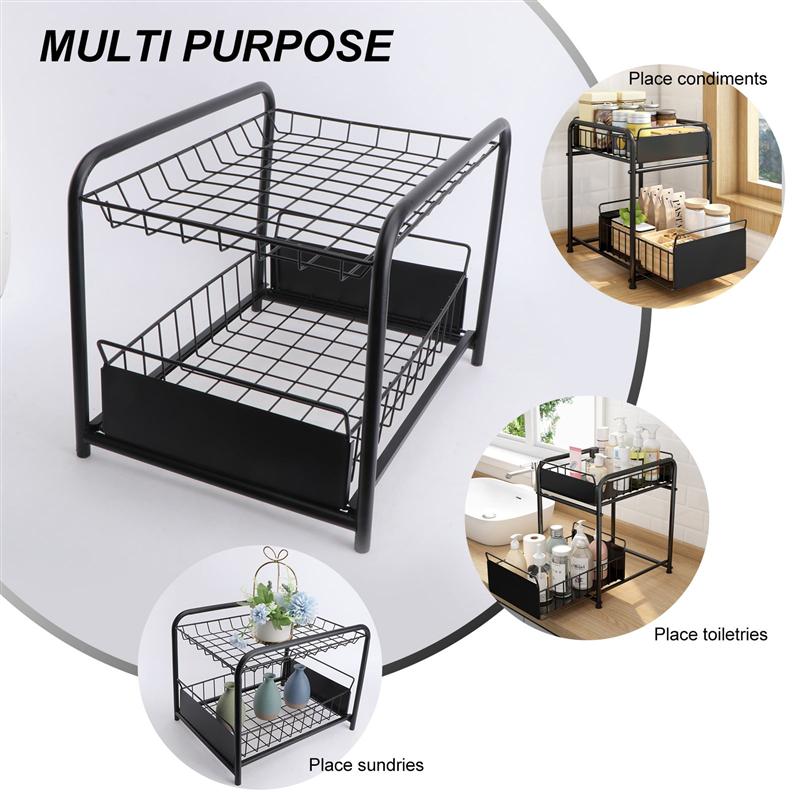 Kitchen Under Sink Organizer and Storage Under Sin... – Grandado