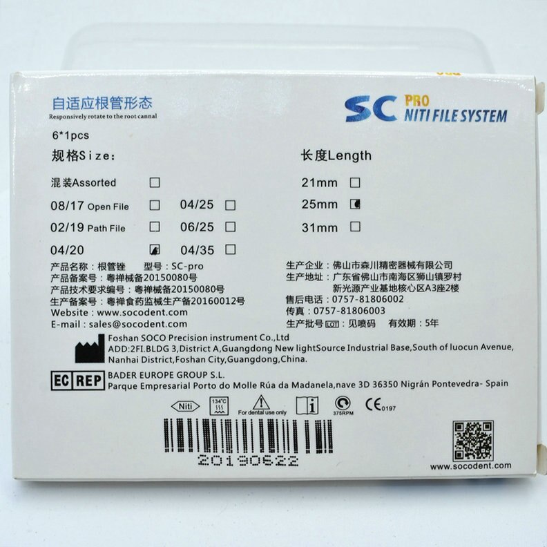 Dental Instrument SOCO SC Pro Rotary Files Heat Ac... – Grandado