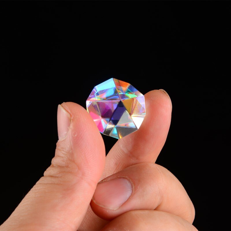 18mm Hexahedral Prism Home Decoration Prism Glass ... – Grandado