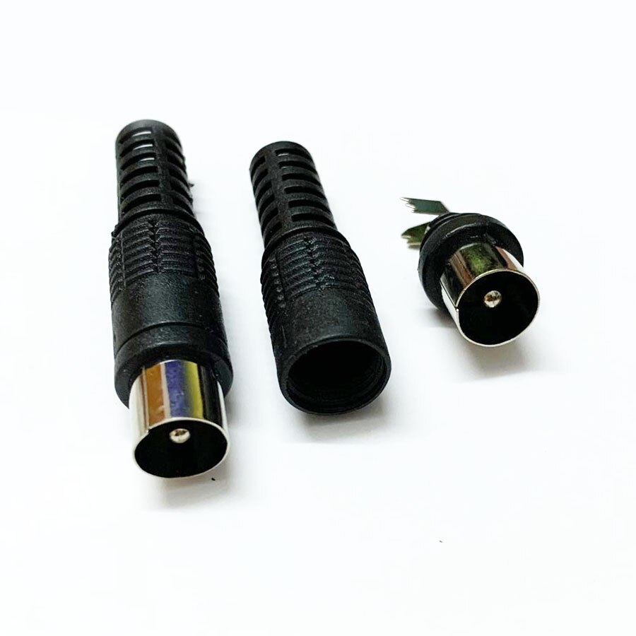 4 kpl juoteton 9.5mm kpl kaapeli-tv urospistoke an... – Grandado