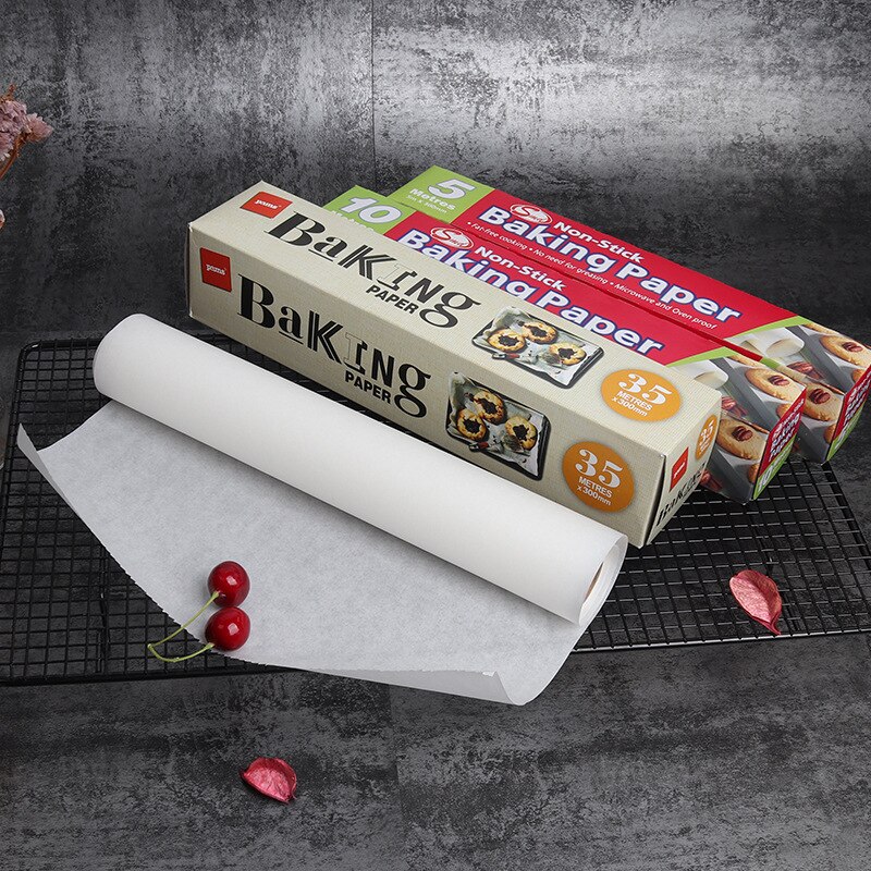 5/10/35M White Non-Stick Cookie Sheet Parchment Pa... – Vicedeal