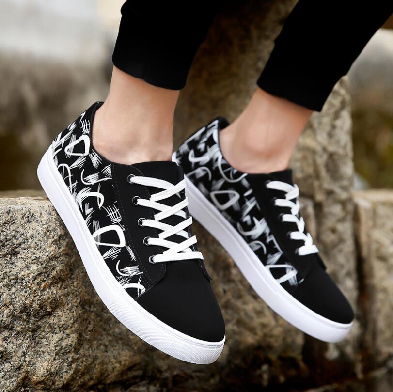 Low Top Vulcanized Shoes Comfortable No-slip Casua... – Grandado