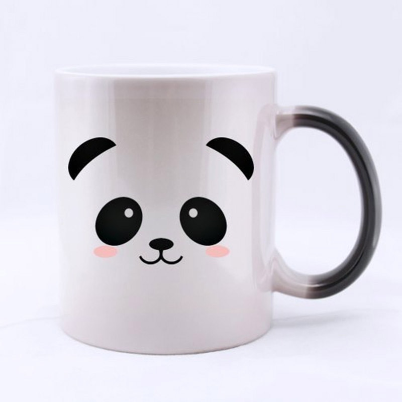 Cute Panda Mug Heat Reveal Mug Ceramic Color Chang... – Vicedeal
