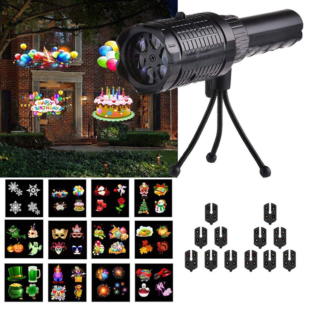 USB Rechargeable 2 in 1 Projection Handheld Flashl... – Vicedeal