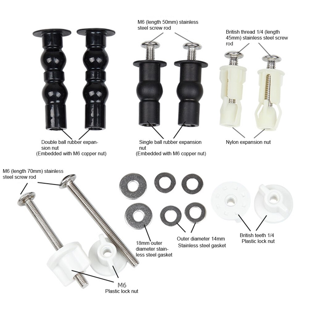 1/4inch Universal Multifunction Screws Easy Instal... – Grandado