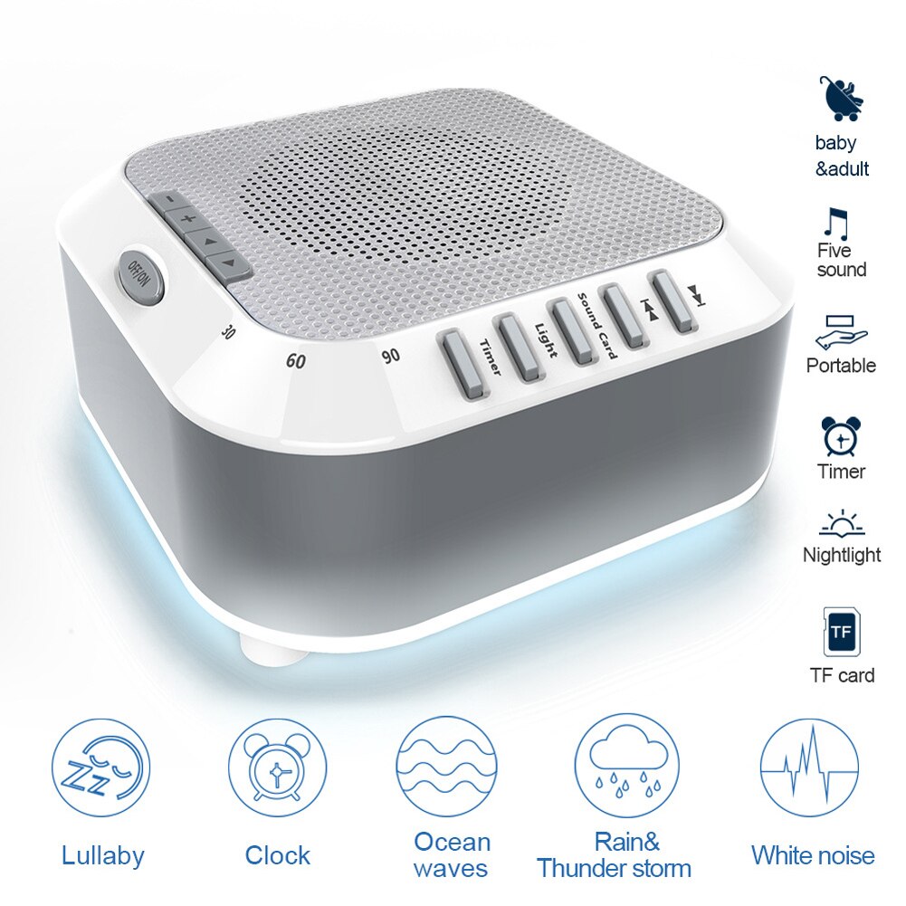 Sleep Sound Machine Baby Soothing White Noise Rela... – Grandado