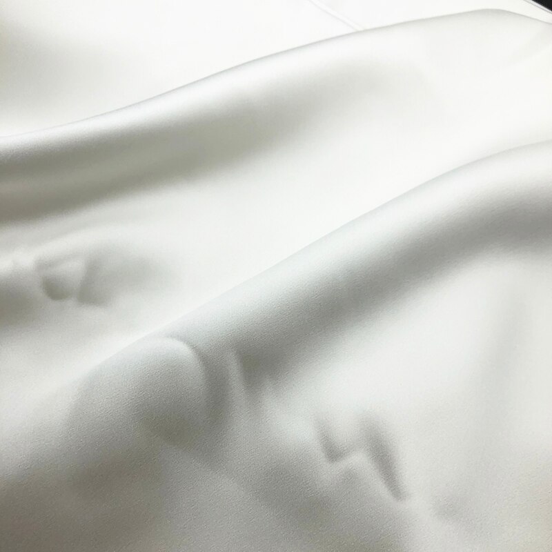 Echte Zijde 22 Mm Off White Spandex Satijn Zijden ... – Grandado