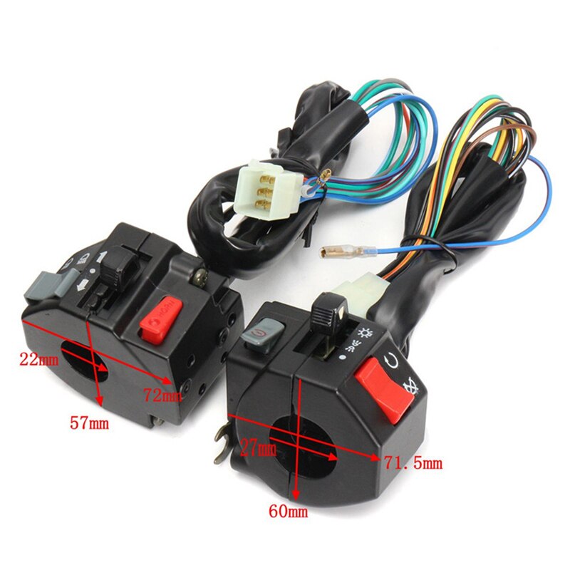 1Pair 22mm Motorcycle Switch Motorbike ATV Handleb... – Vicedeal