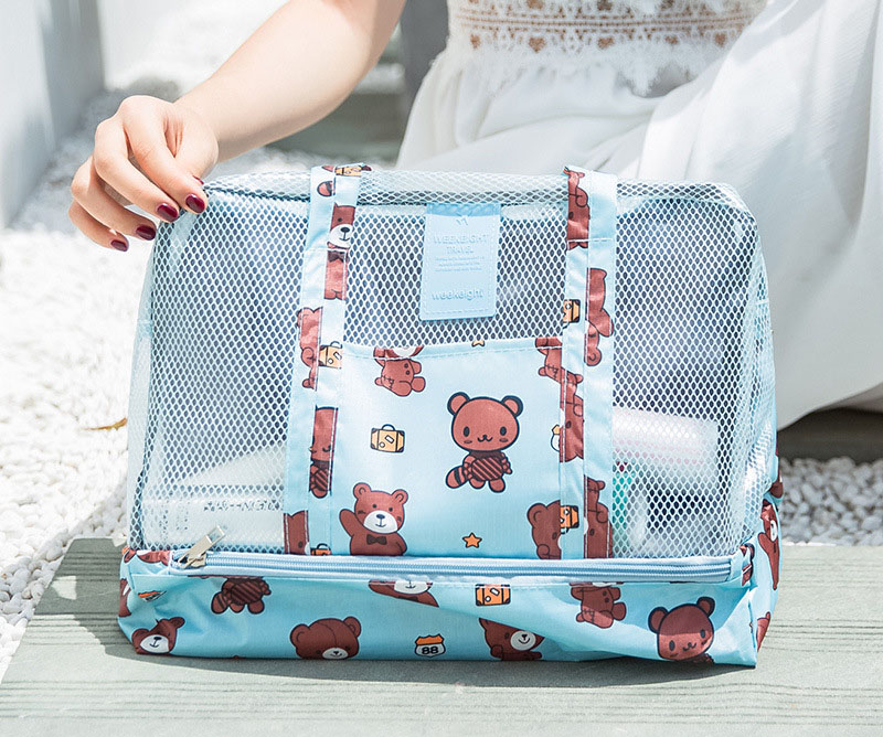 Women Tote Outdoor Sport Beach Dry Wet Separation ... – Vicedeal