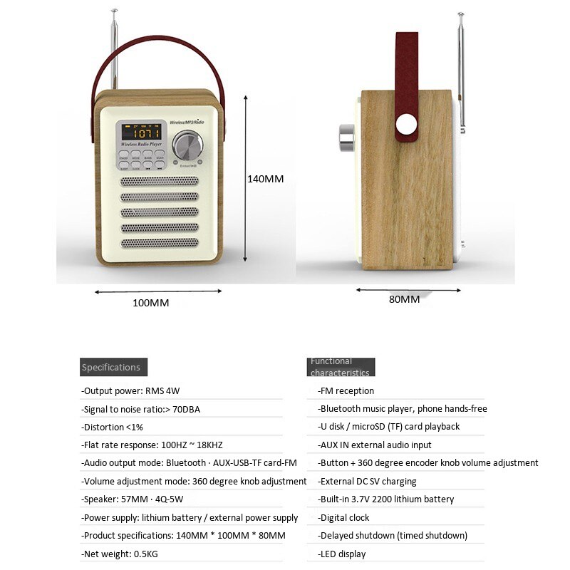 Universele Tuner Digitale Radio Ontvanger Bluetoot... – Grandado