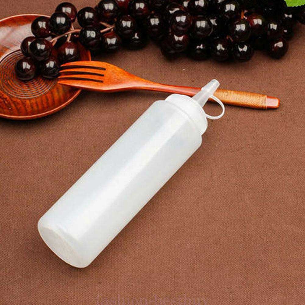 6pcs/set 240ml Mayo Clear BBQ Dispenser Restaurant... – Grandado