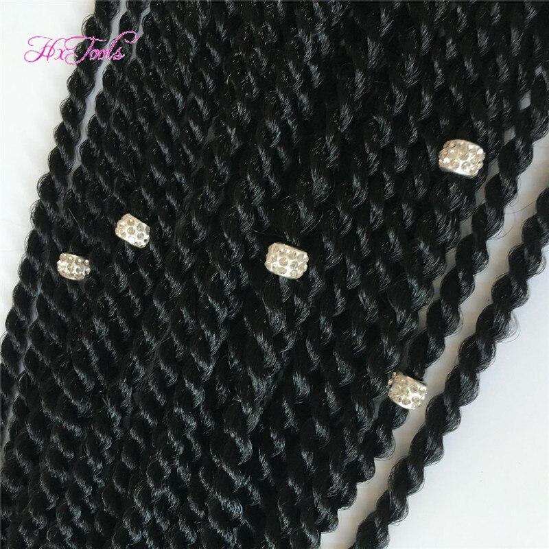 Strass Dreadlock Kraal 10 Stks -- 200 Stks Mooie V... – Vicedeal